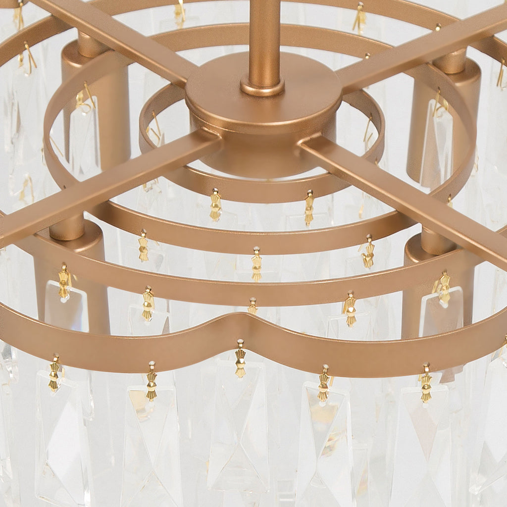 Tyche 4-Light Crystal 4-Tier Chandelier– Uolfin