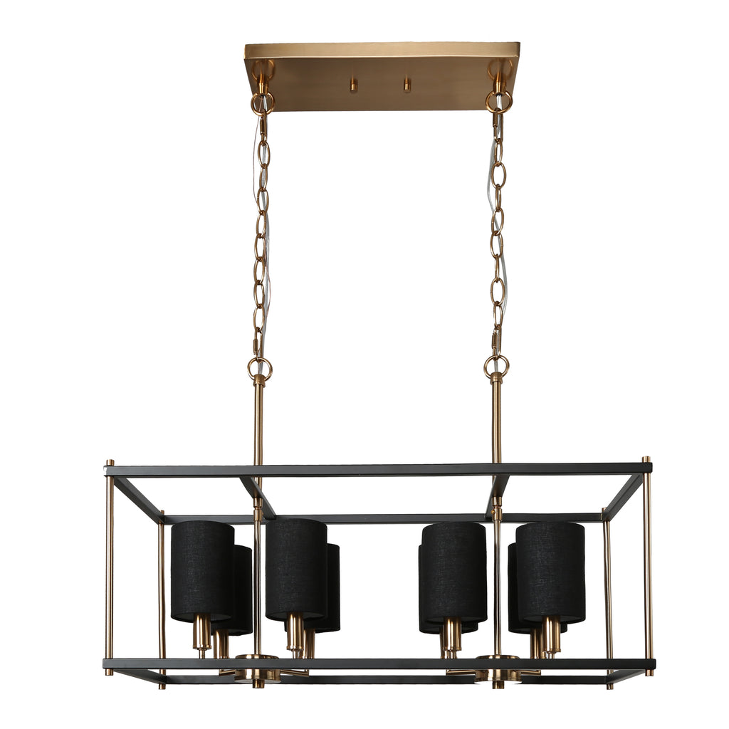 Pheme 8-Light Rectangle Chandelier– Uolfin